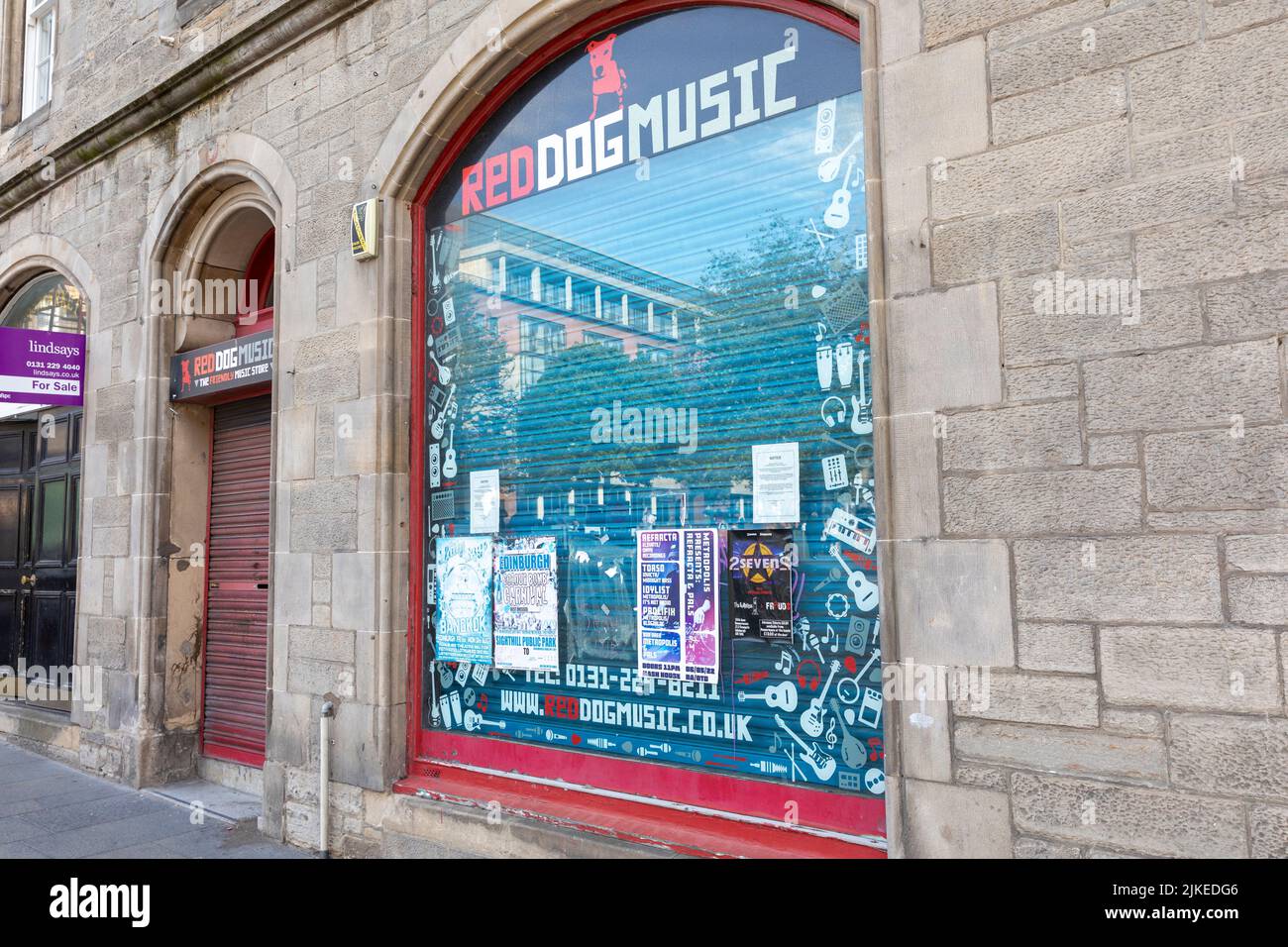 Red Dog music store in Grassmarket,Edinburgh,Scotland,Uk Stock Photo ...