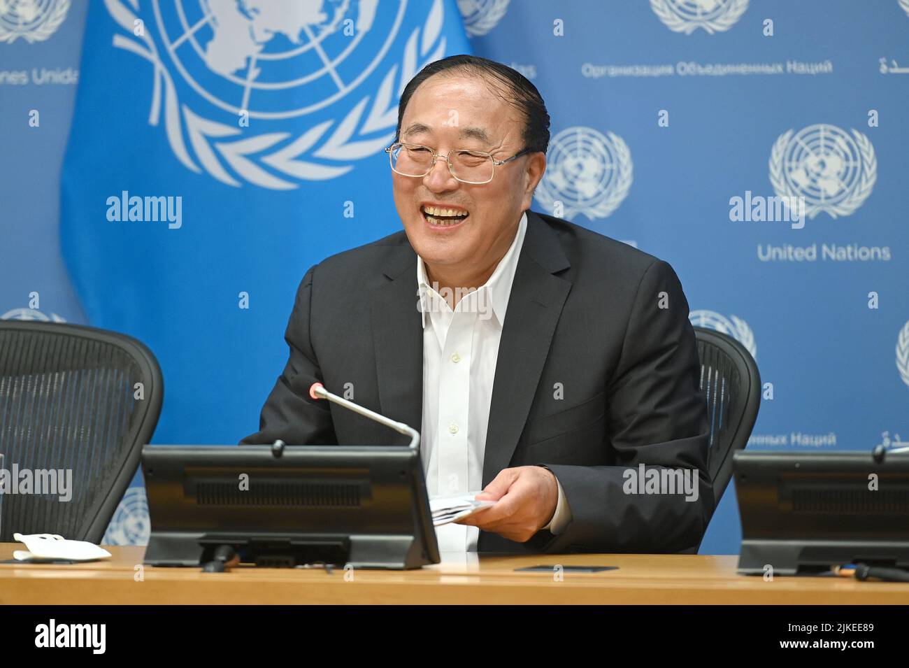 Ambassador Zhang Jun, Permanent Representative of China to the United ...
