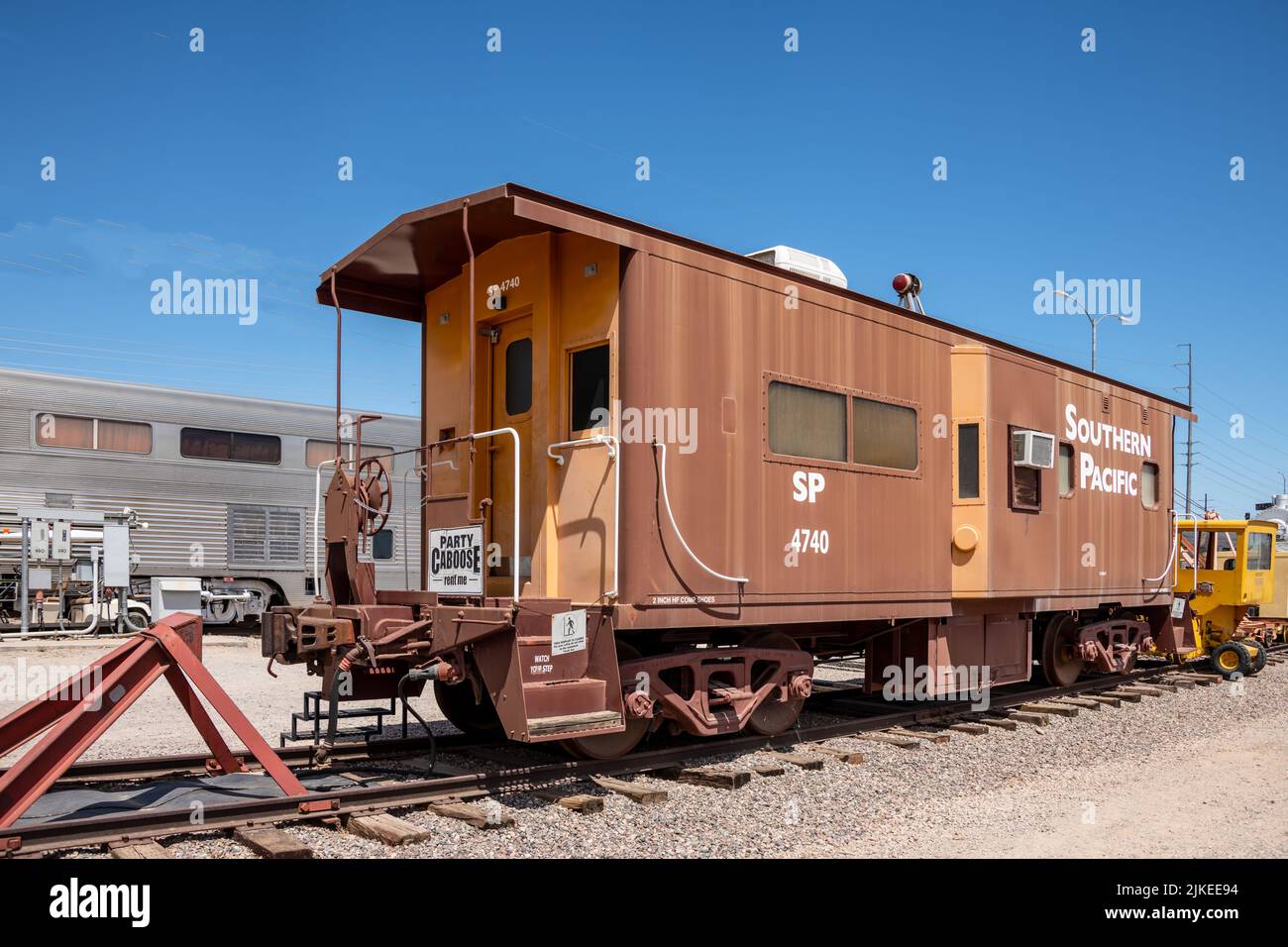 Arizona Railway Museum - Party Caboose Stock Photo - Alamy