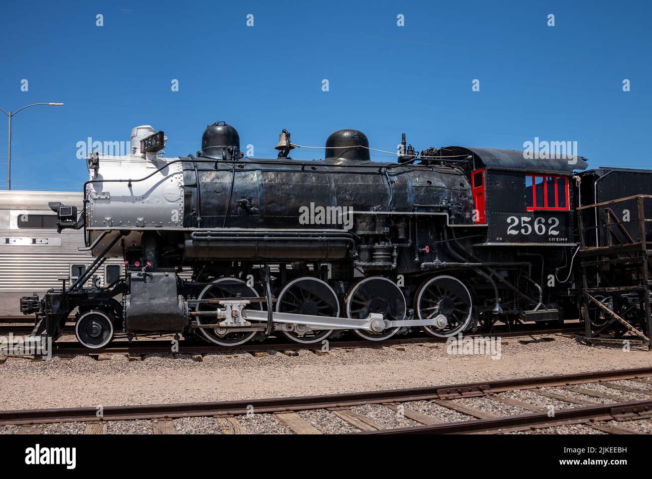 Arizona Railway Museum - Steam Locomotive 2562 Stock Photo - Alamy