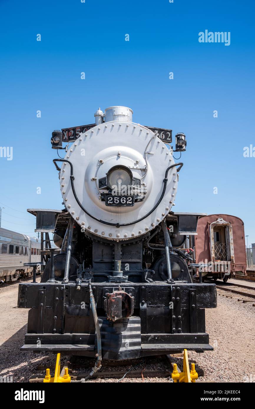 Arizona Railway Museum - Steam Locomotive 2562 Stock Photo - Alamy
