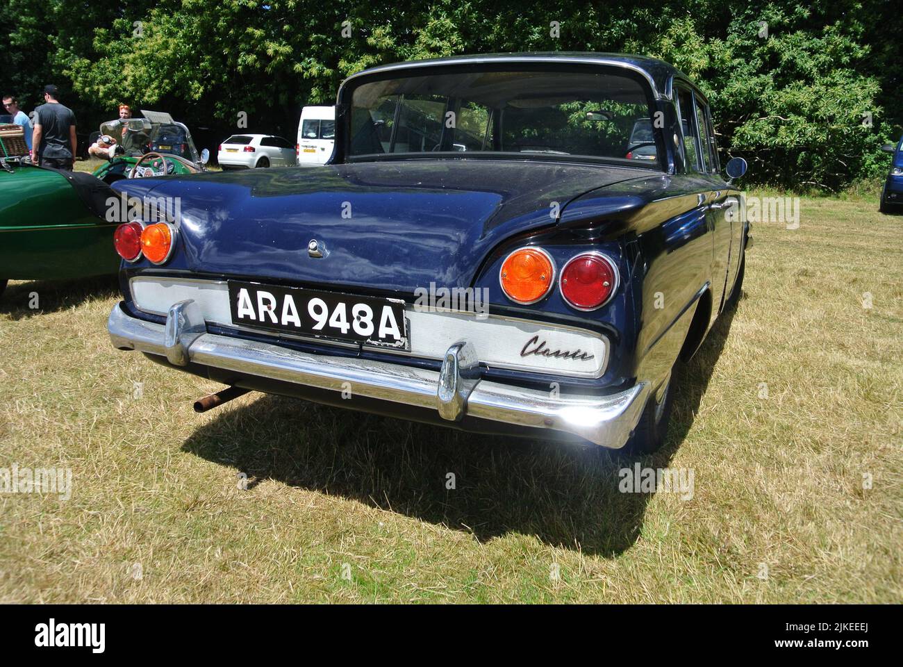 A 1963 Ford Consul parked on display at the 47th Historic Vehicle ...