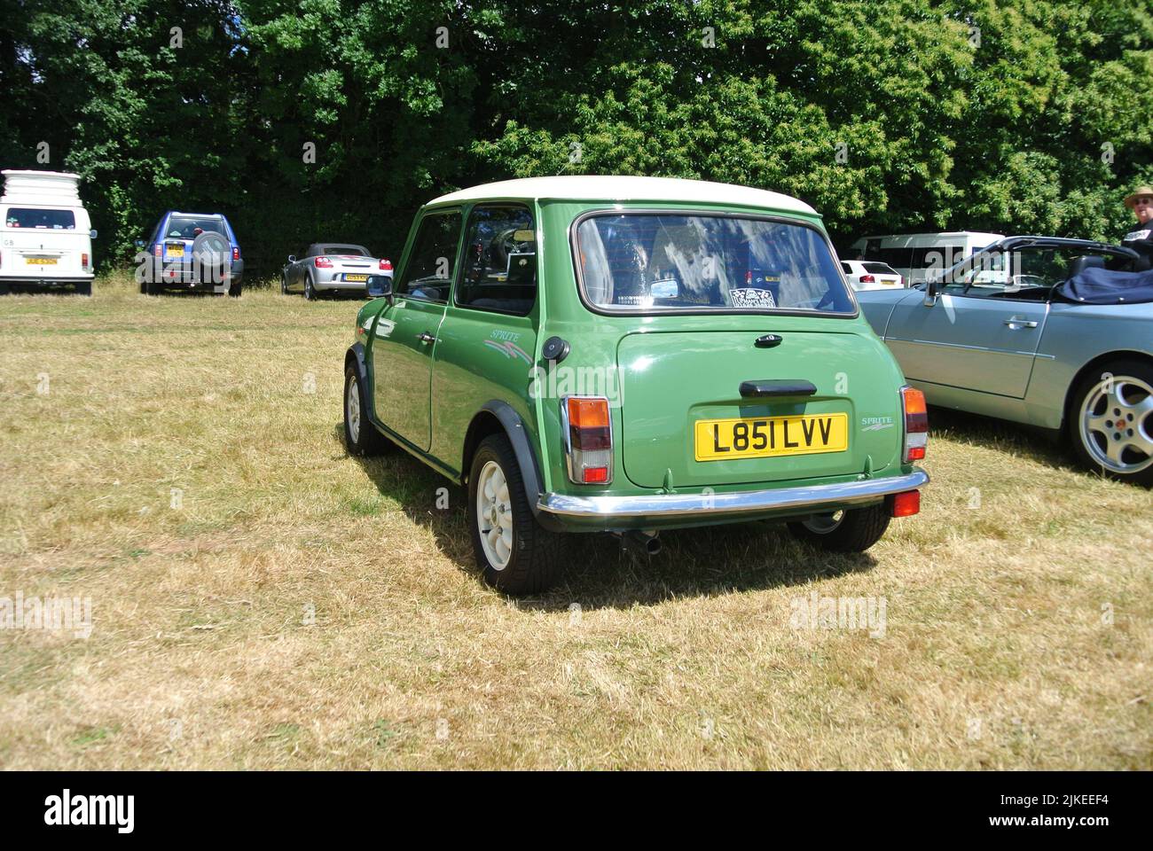 A 1994 Mini Sprite parked on display at the 47th Historic Vehicle ...