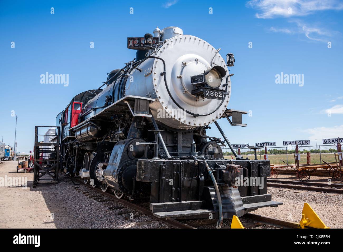 Arizona Railway Museum - Steam Locomotive 2562 Stock Photo - Alamy