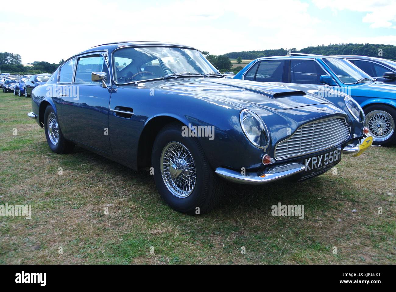 A 1969 Aston Martin DB6 Mk2 parked on display at the 47th Historic ...