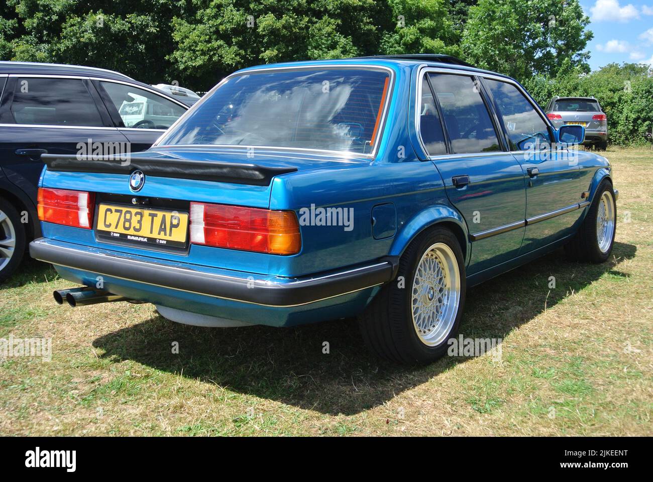 A 1986 BMW 3 series parked on display at the 47th Historic Vehicle ...