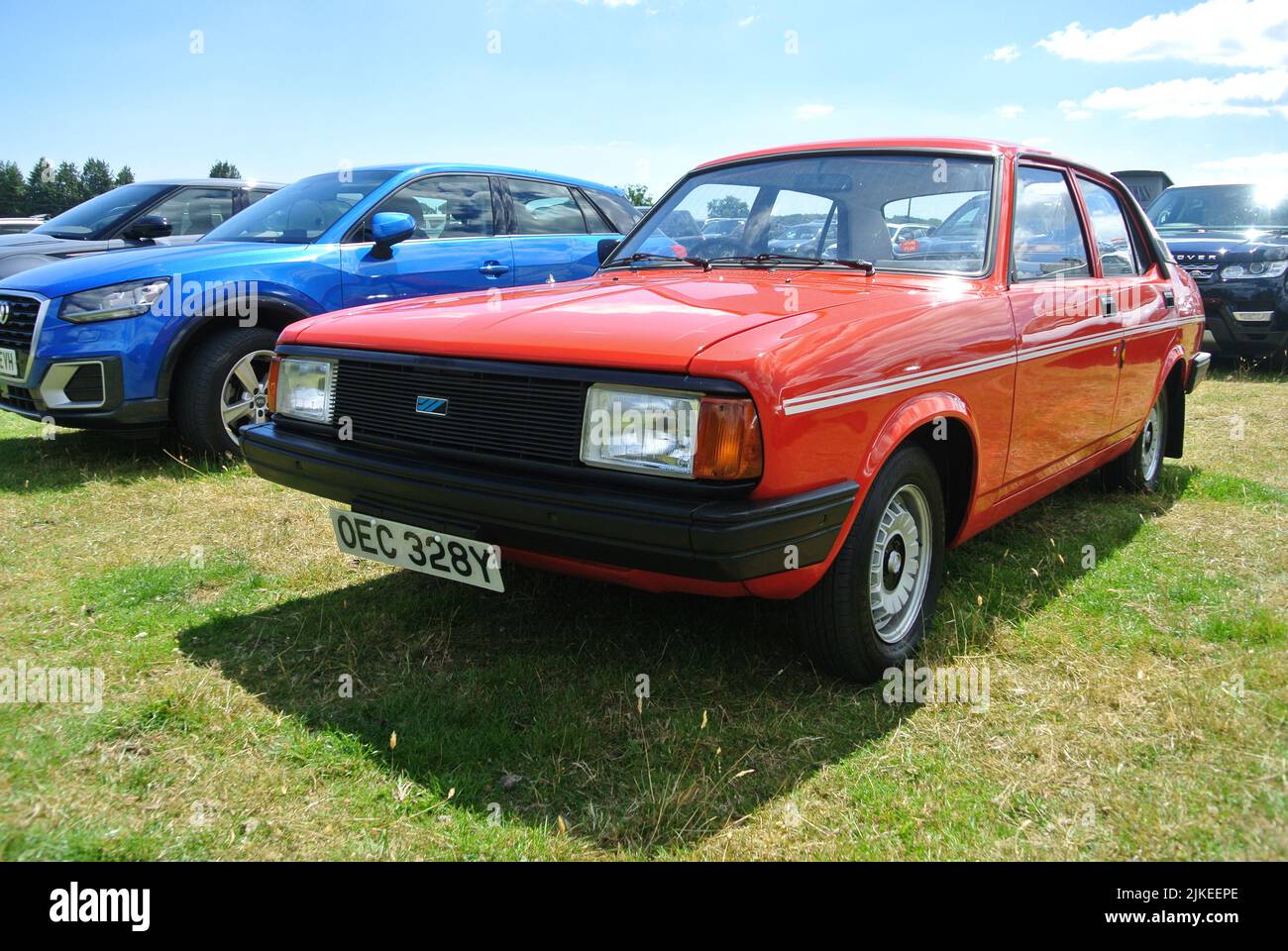 A 1982 Morris Ital 1.3L parked on display at the 47th Historic Vehicle ...