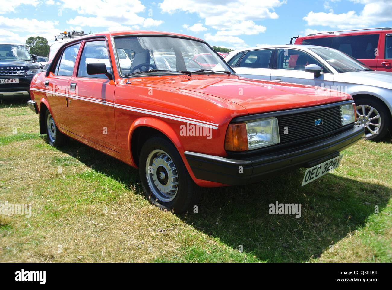 A 1982 Morris Ital 1.3L parked on display at the 47th Historic Vehicle ...