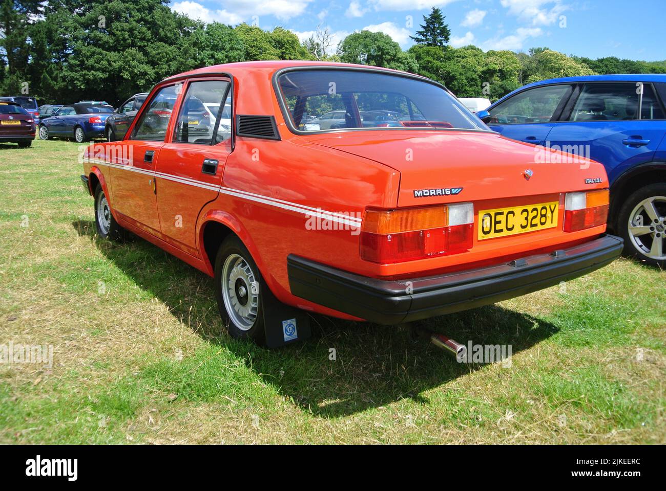 A 1982 Morris Ital 1.3L parked on display at the 47th Historic Vehicle ...