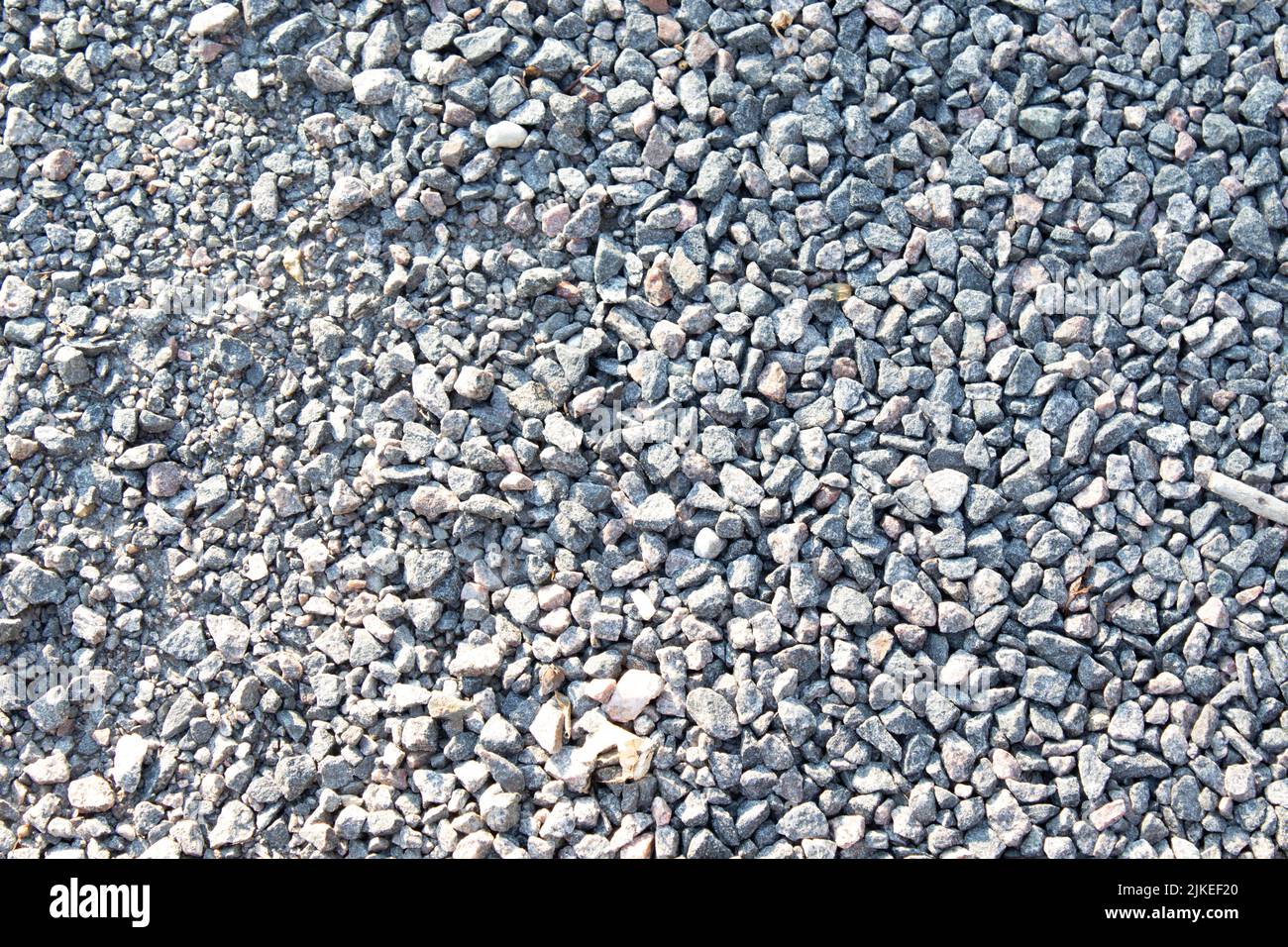 Gravel texture. Fine light gray stone gravel. Natural textural ...
