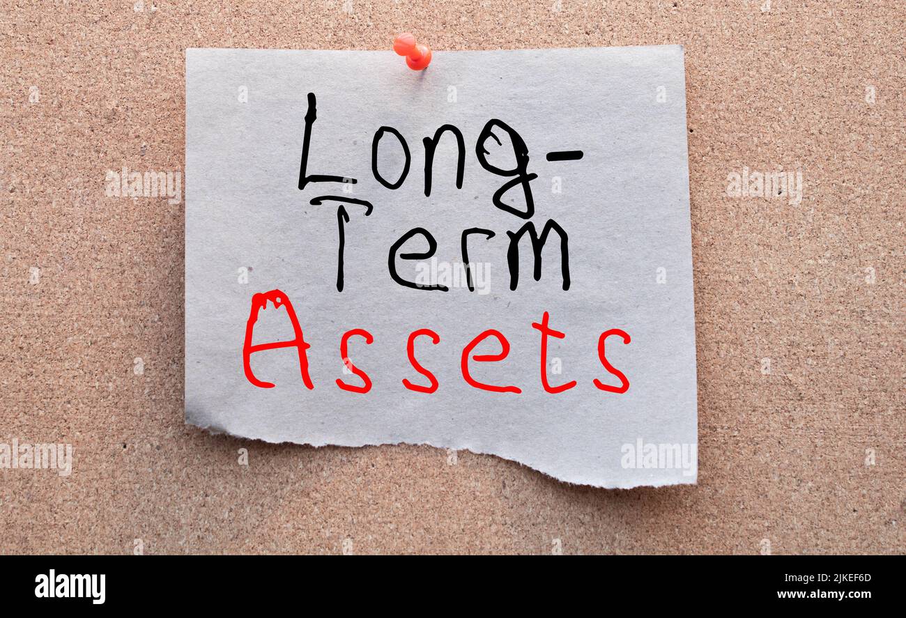 Long - term assets-text label in the document on the planning folder ...