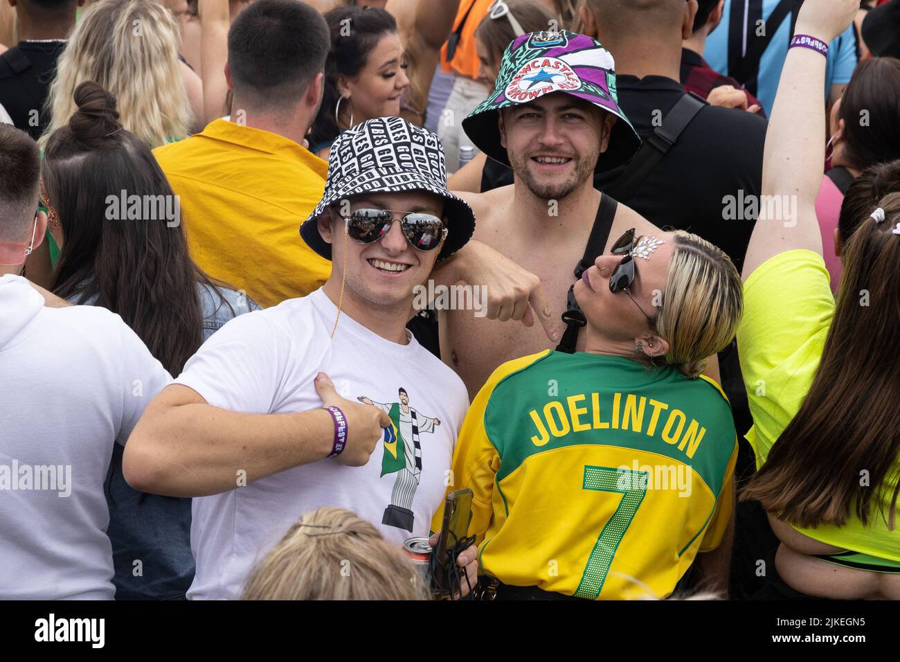 Newcastle, UK - Festival scenes from day 2 of Loosefest festival, 31st ...