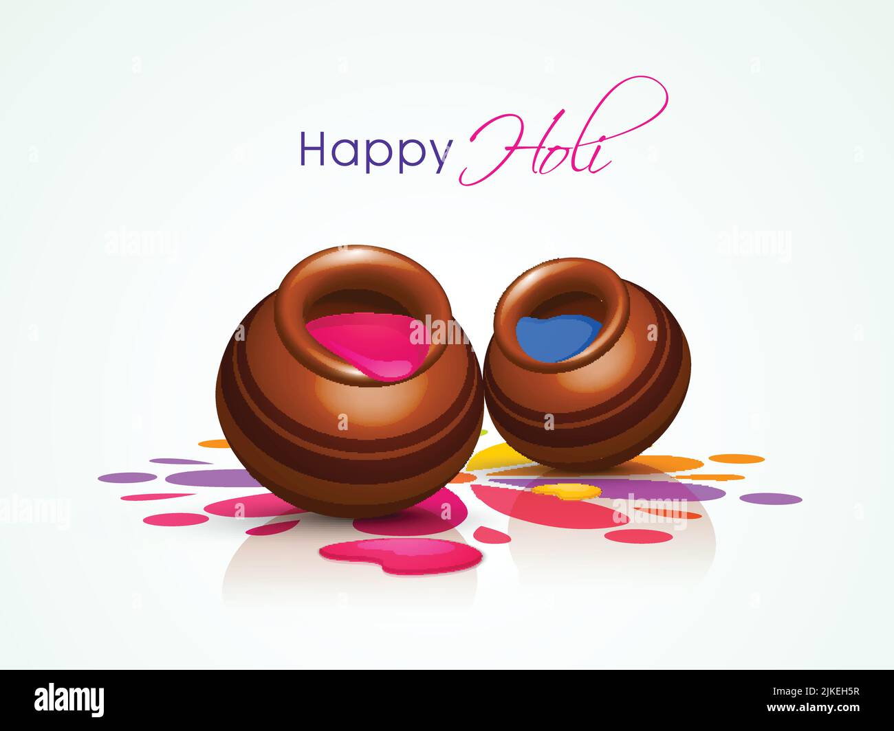 Holi rangoli Stock Vector Images - Alamy