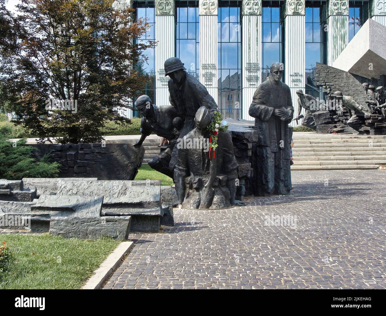 The Warsaw Uprising Monument, a memorial dedicated to the Warsaw ...