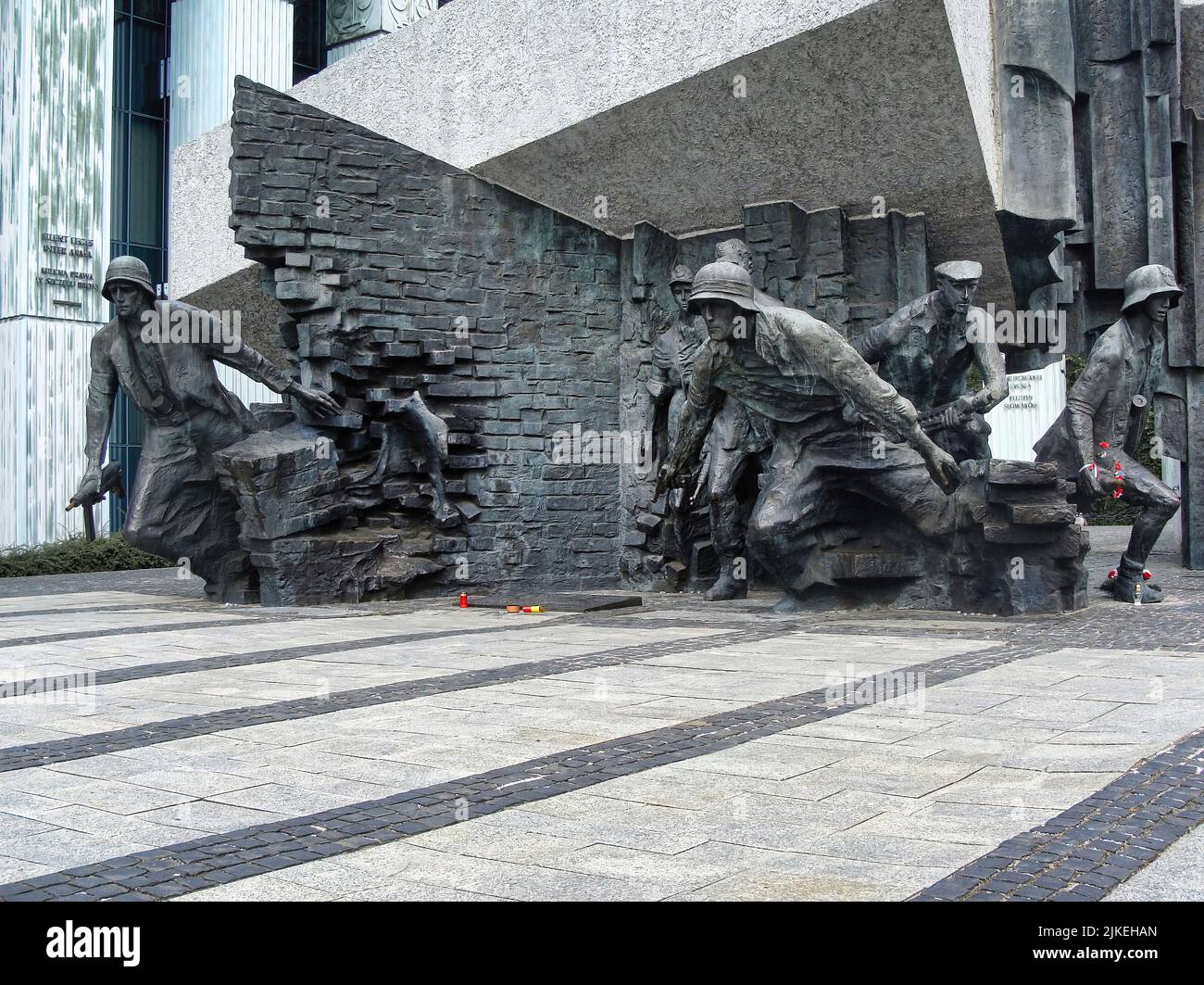 The Warsaw Uprising Monument, a memorial dedicated to the Warsaw ...