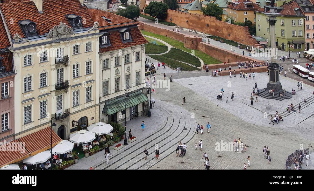 Warsaw, the capital of Poland with architecture ranging from Gothic ...