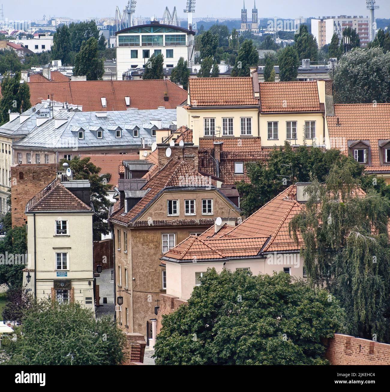 Warsaw, the capital of Poland with architecture ranging from Gothic ...
