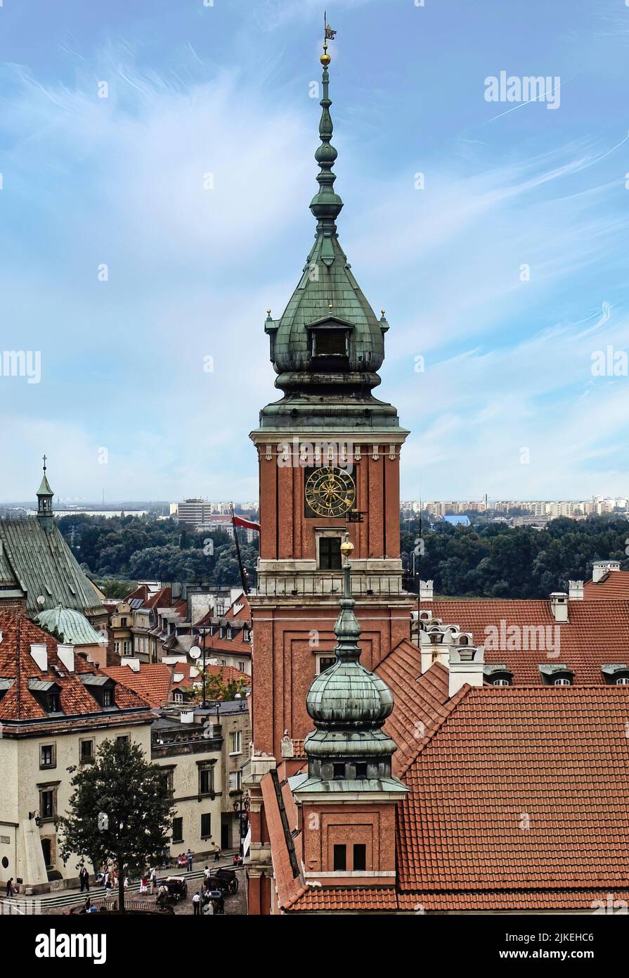 Warsaw, the capital of Poland with architecture ranging from Gothic ...