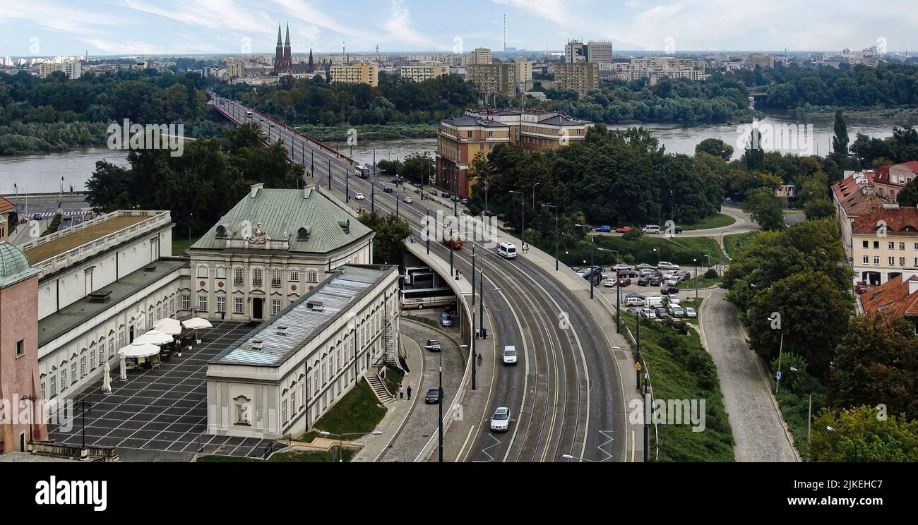 Warsaw, the capital of Poland with architecture ranging from Gothic ...