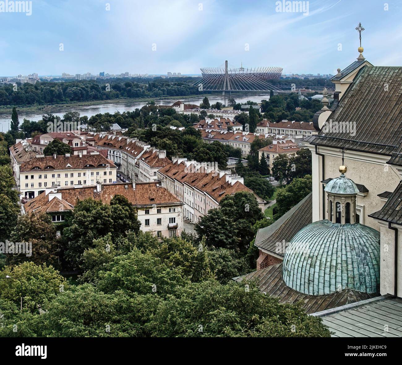 Warsaw, the capital of Poland with architecture ranging from Gothic ...