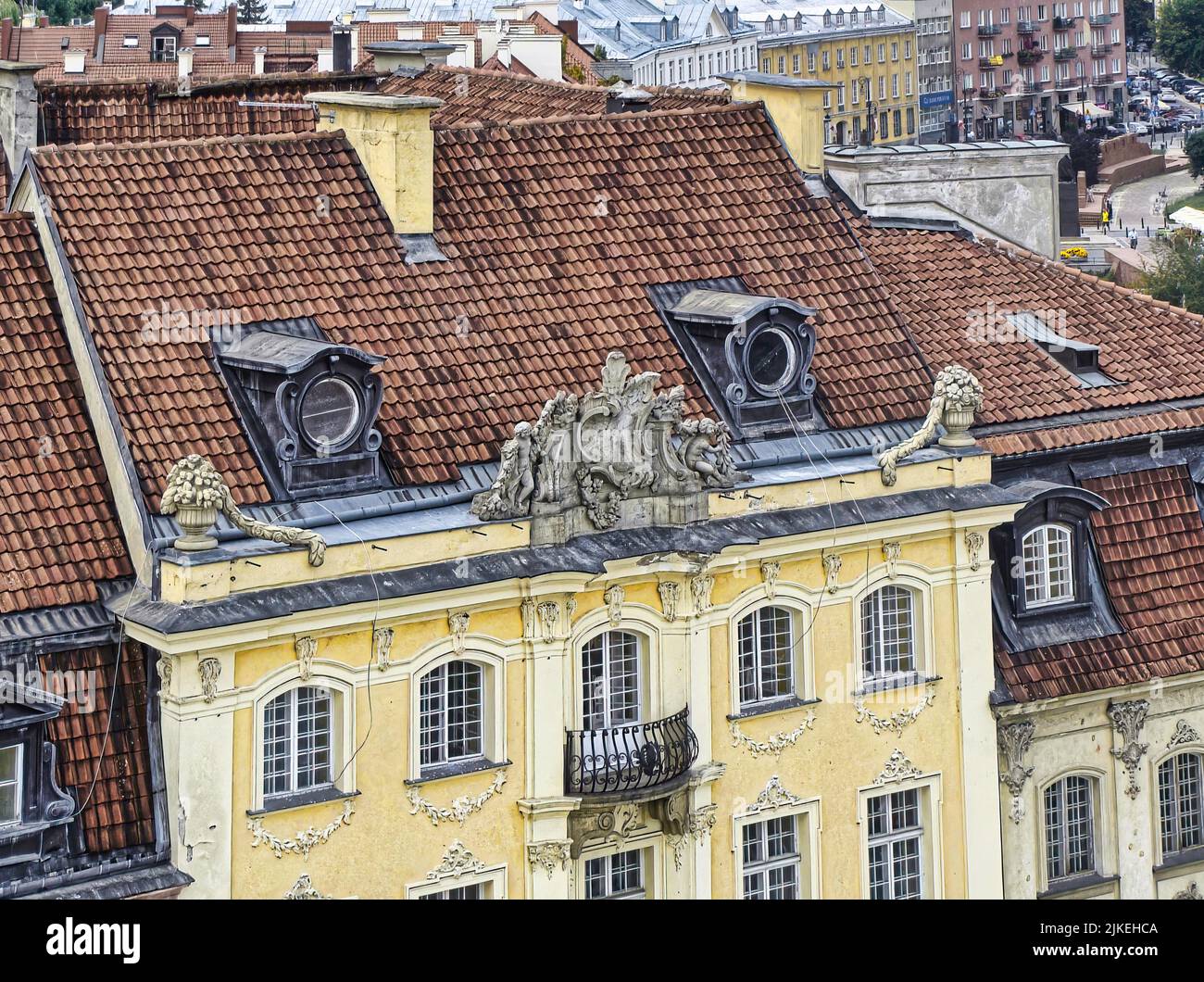 Warsaw, the capital of Poland with architecture ranging from Gothic ...