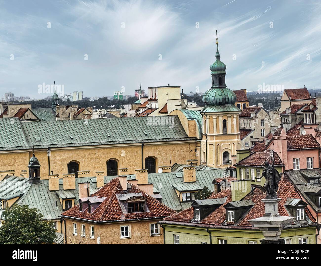 Warsaw, the capital of Poland with architecture ranging from Gothic ...