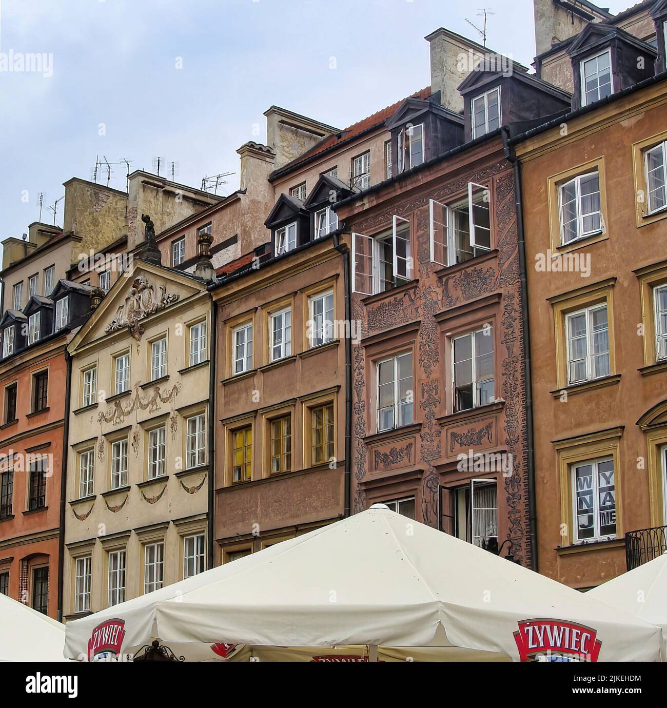 Warsaw, the capital of Poland with architecture ranging from Gothic ...