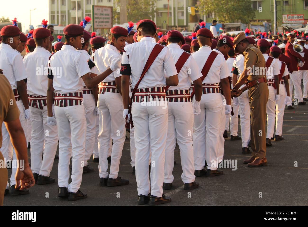 Chennai, Tamilnadu / India - January 01 2020 : indian scouts or school ...