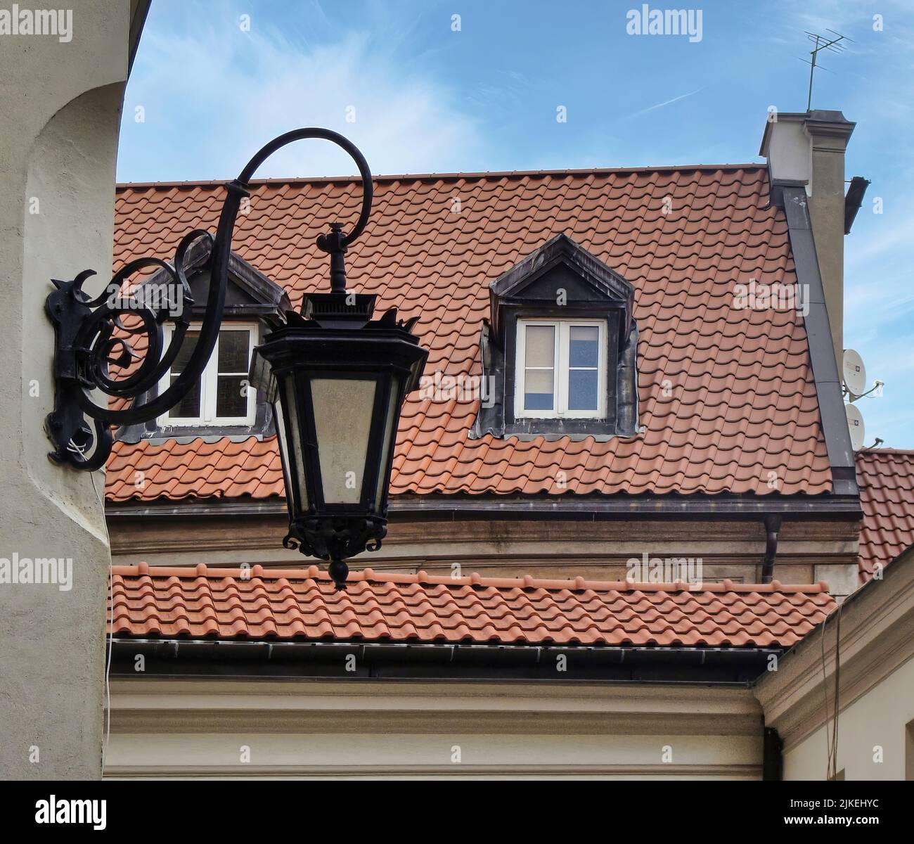 Some details of Warsaw, (Poland) with its very varied architecture ...