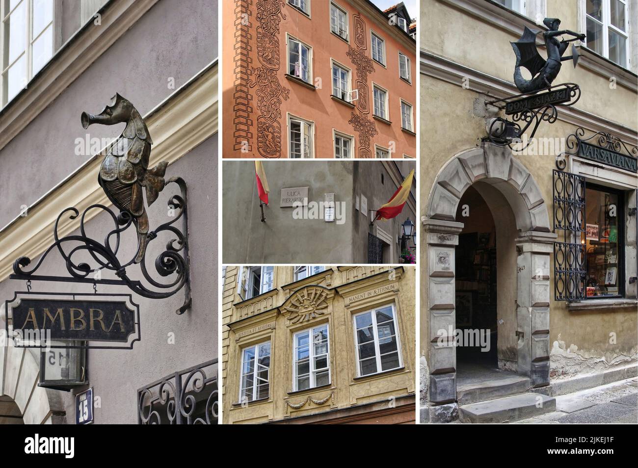 Warsaw, the capital of Poland with architecture ranging from Gothic ...