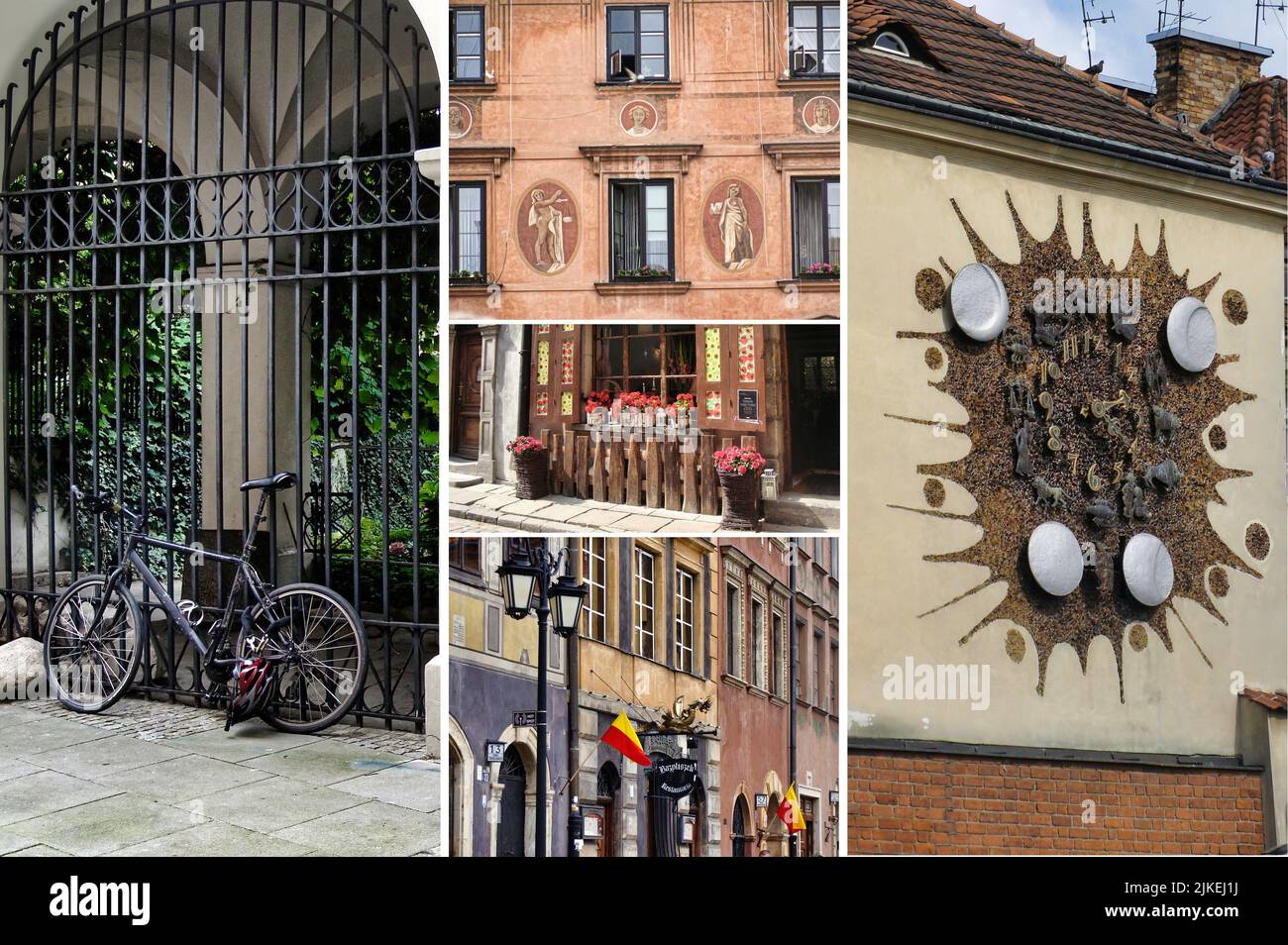 Warsaw, the capital of Poland with architecture ranging from Gothic ...