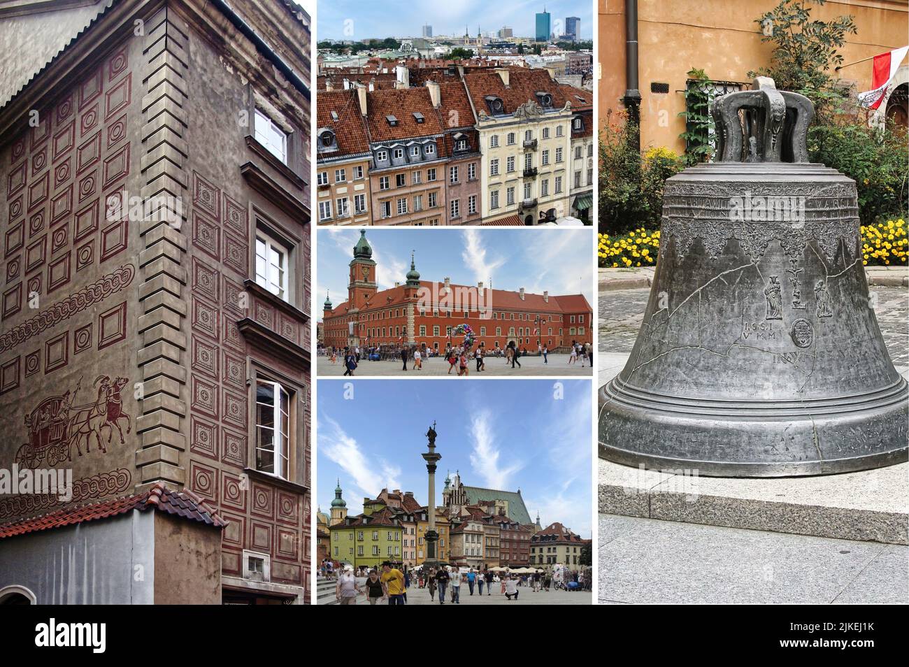Warsaw, the capital of Poland with architecture ranging from Gothic ...