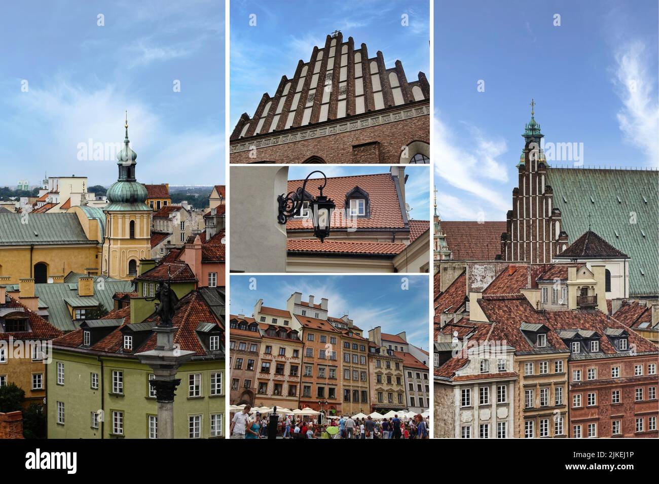Warsaw, the capital of Poland with architecture ranging from Gothic ...