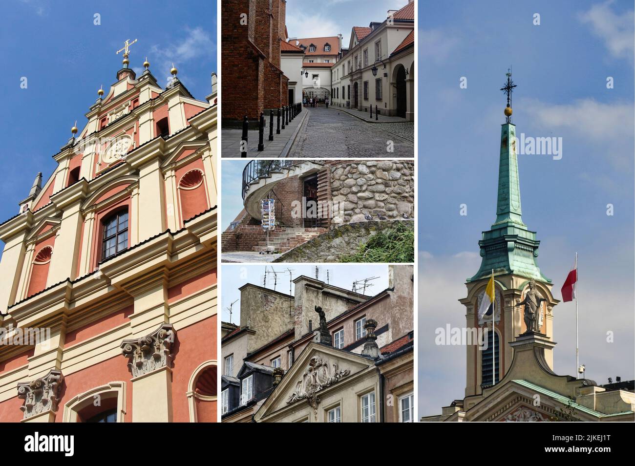 Warsaw, the capital of Poland with architecture ranging from Gothic ...