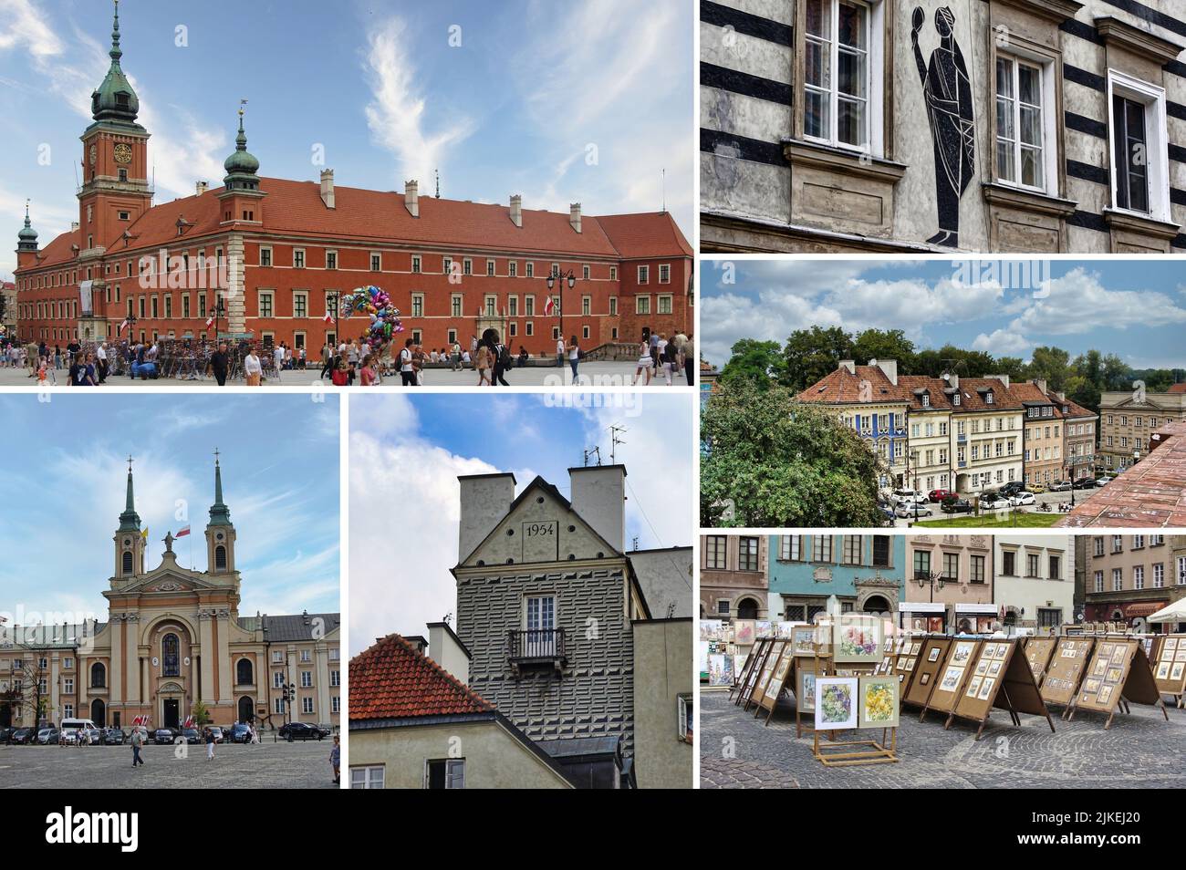 Warsaw, the capital of Poland with architecture ranging from Gothic ...