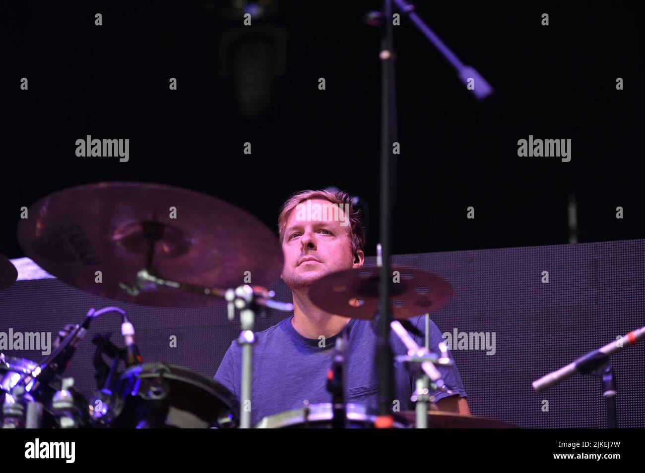 July 31, 2022, Portsmouth, Virginia, USA: Passafire member NICK KUBLEY ...