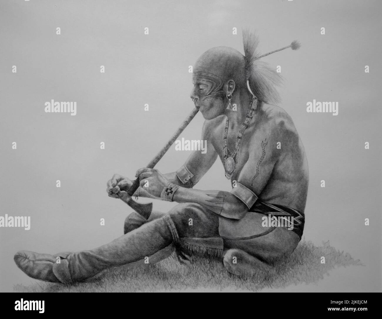 Peace pipe iroquois hi-res stock photography and images - Alamy