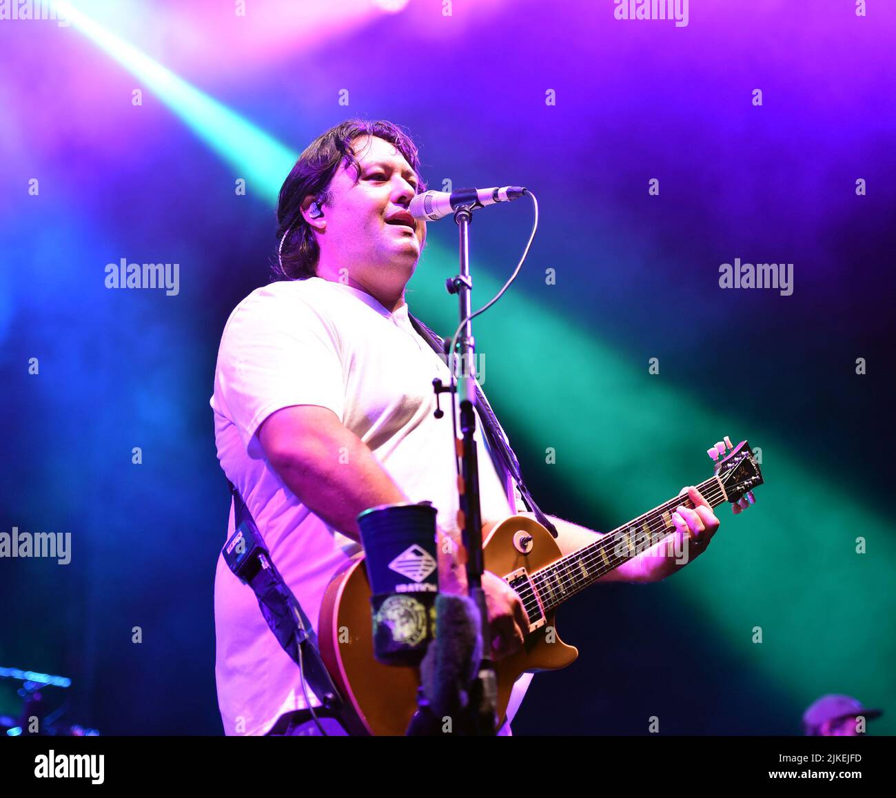 July 31, 2022, Portsmouth, Virginia, USA: Iration member MICAH PUESCHEL ...