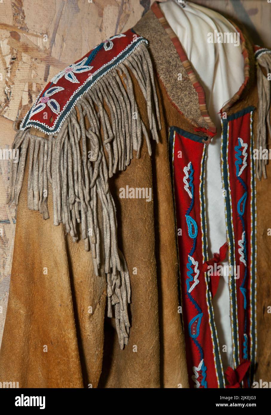 With beadwork, trade cloth and fringe on display at the Tuscarora ...
