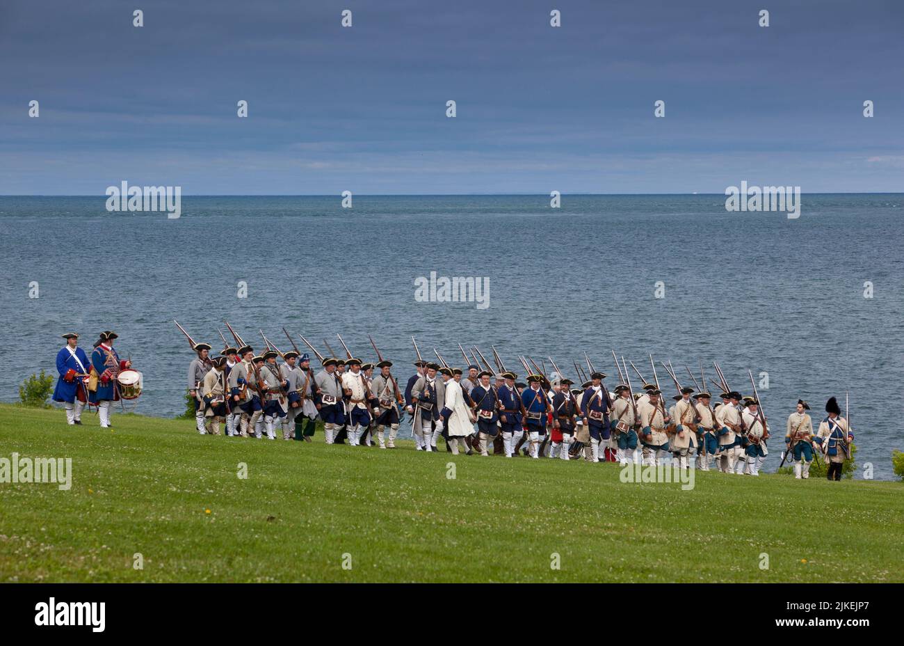 On shores of Lake Ontario, Old Fort Niagara State Historical Park, New ...