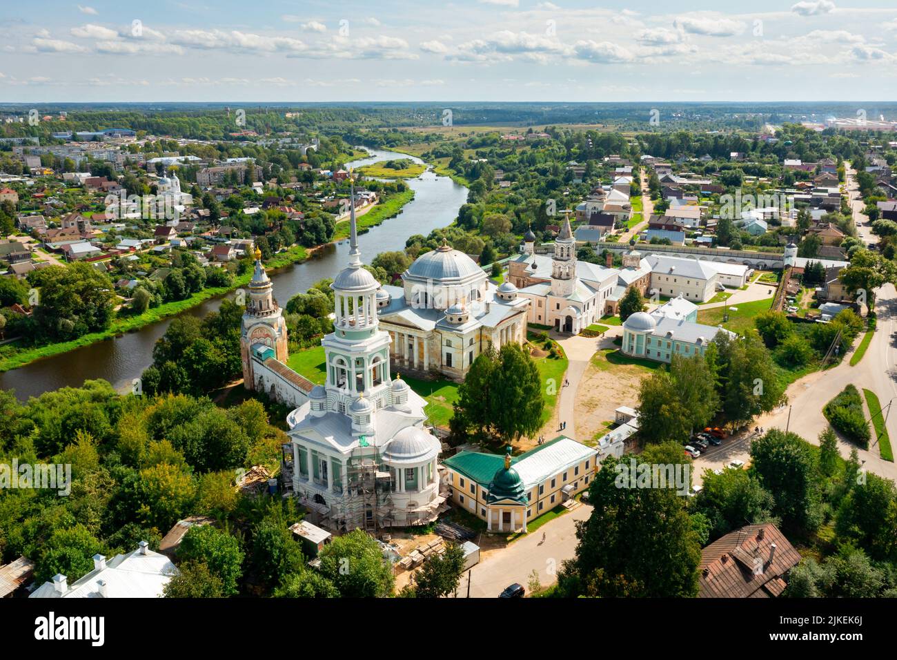 Bird's eye view of Torzhok Stock Photo - Alamy