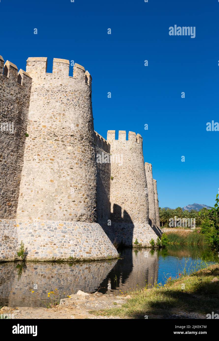 Mamure Kalesi castle in Anamur at day. Turkey Stock Photo - Alamy