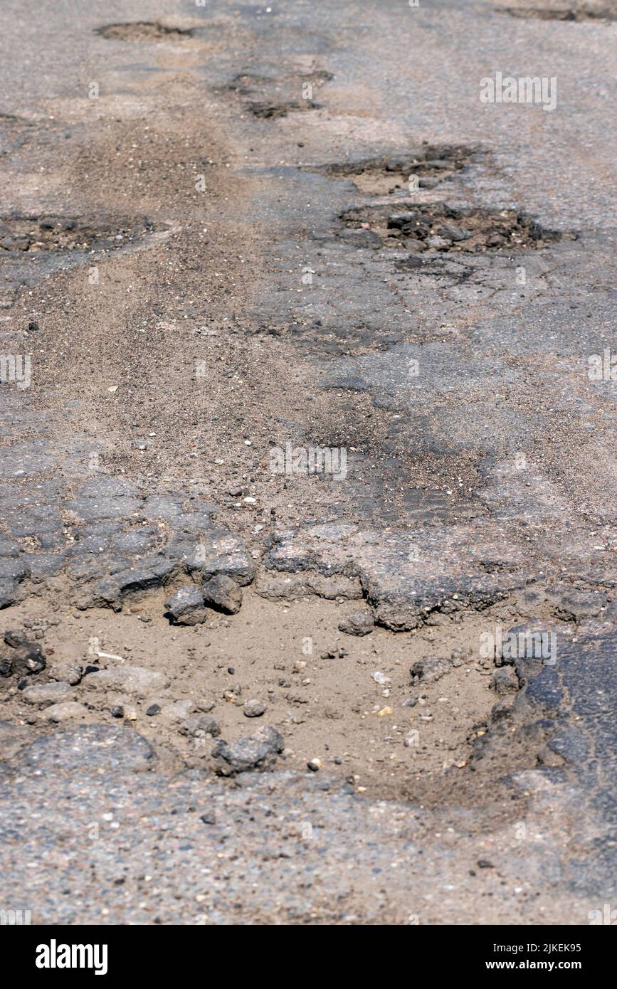 Unrepaired roads hi-res stock photography and images - Alamy