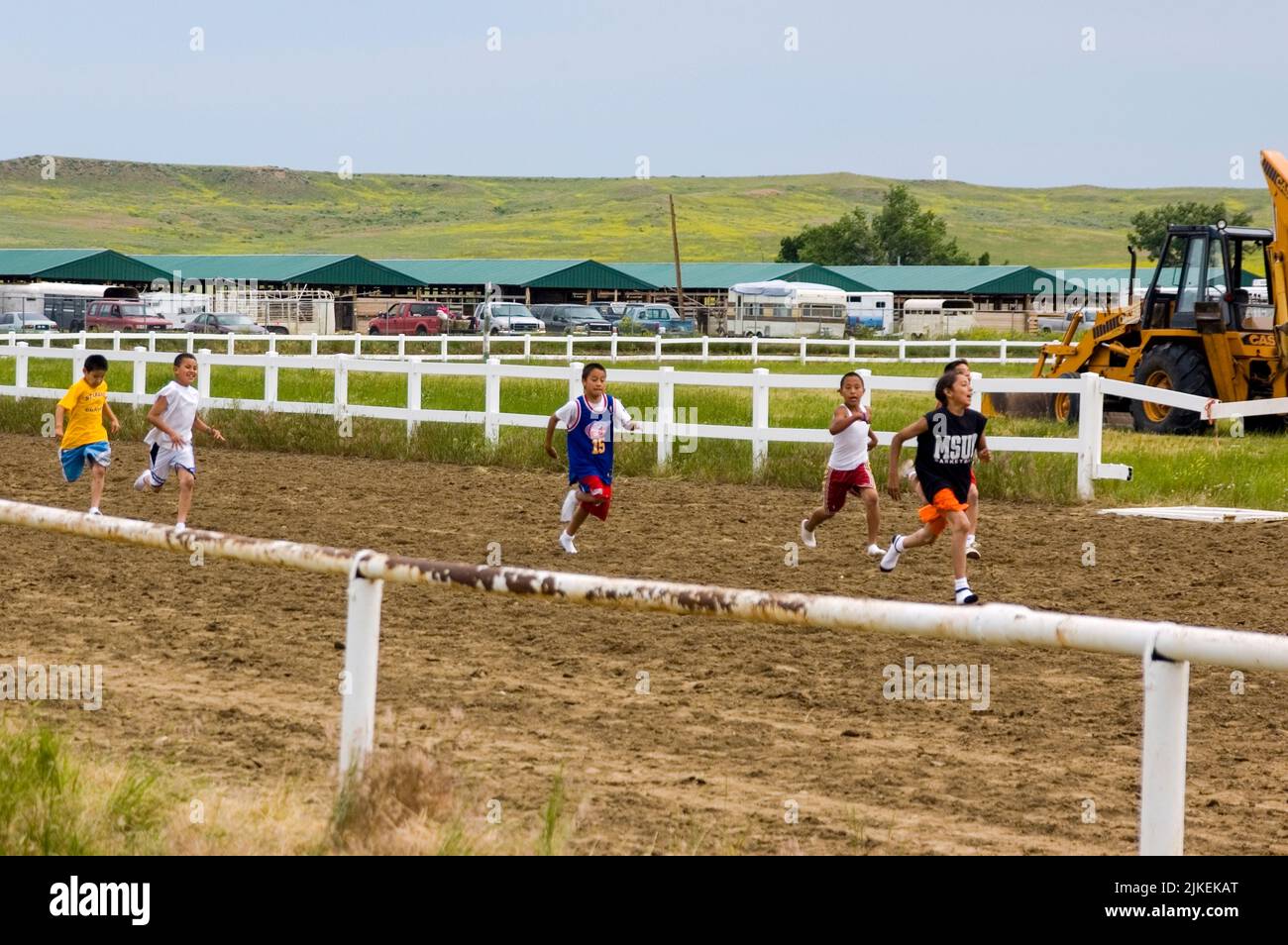 on the Crow Indian Reservation, Crow Agency Montana Stock Photo - Alamy