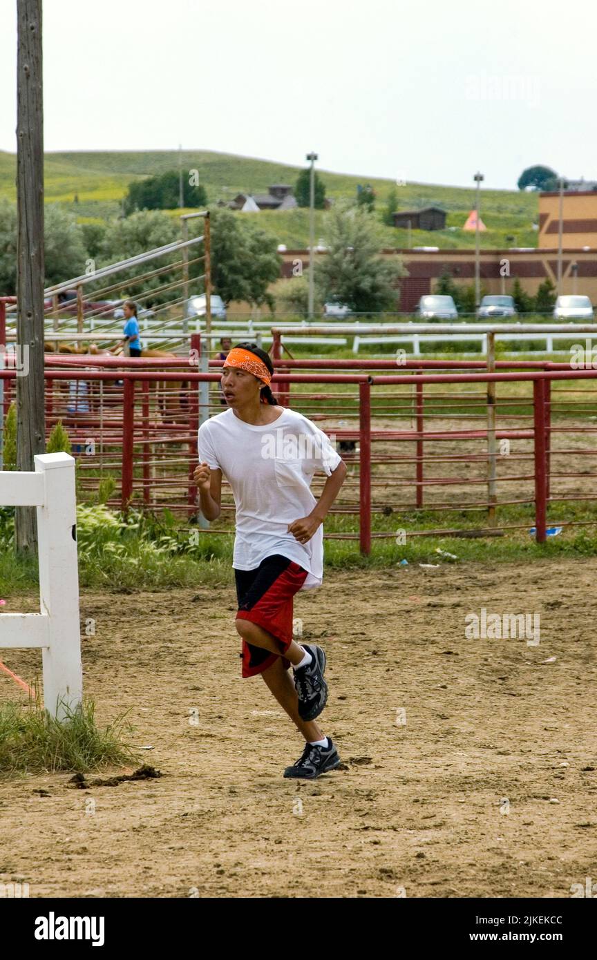 on the Crow Indian Reservation, Crow Agency Montana Stock Photo - Alamy