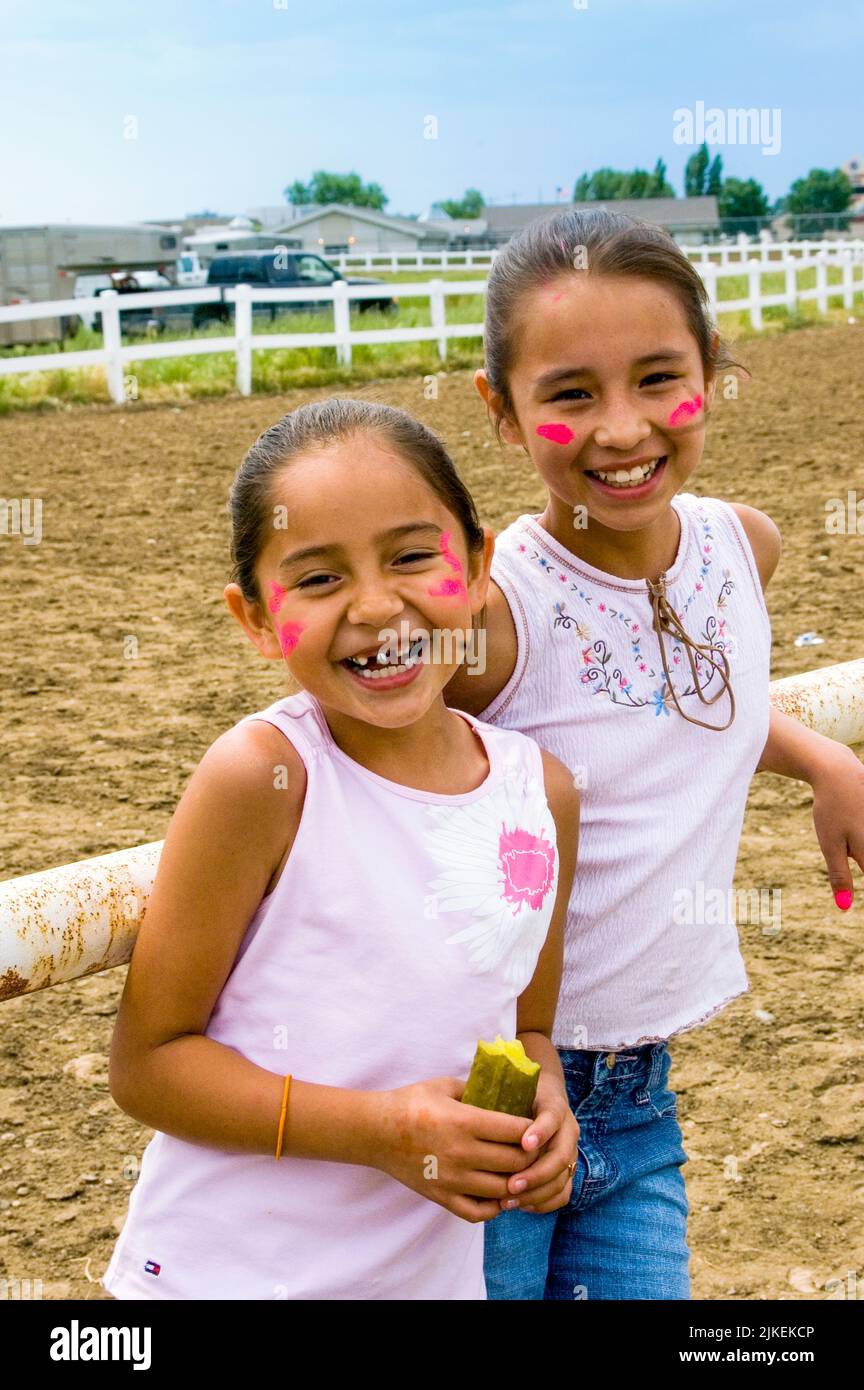 on the Crow Indian Reservation, Crow Agency Montana Stock Photo - Alamy