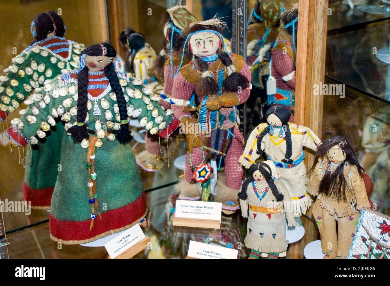 Crow Indian Reservation Museum, Crow Agency Montana Stock Photo - Alamy