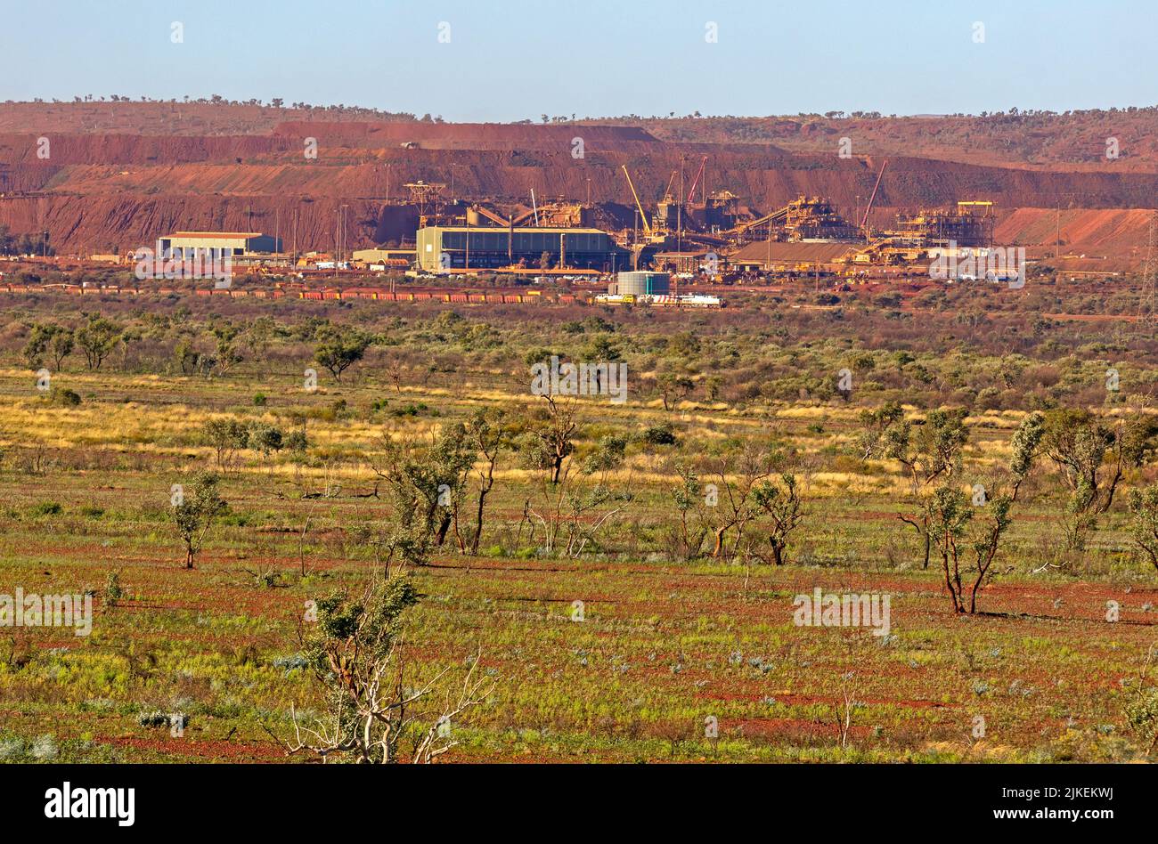 Marandoo iron ore mine Stock Photo - Alamy