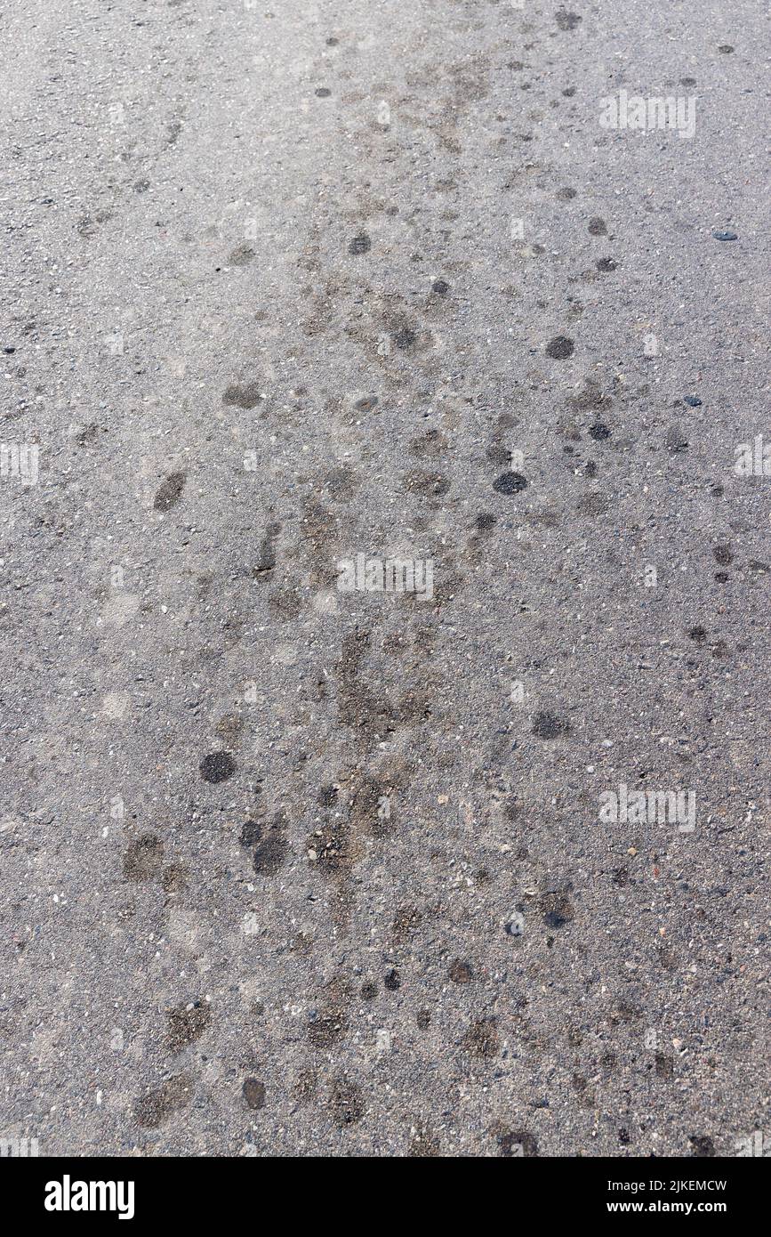 Paved road for the movement of cars, a road for vehicles covered with ...