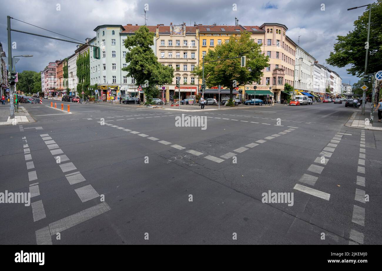 Berlin, Germany. 01st Aug, 2022. View of Heinrichplatz in Berlin's ...
